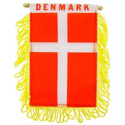 Denmark Mini Banner | FlagandBanner.com