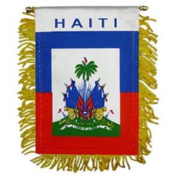 Haiti Mini Banner | FlagandBanner.com
