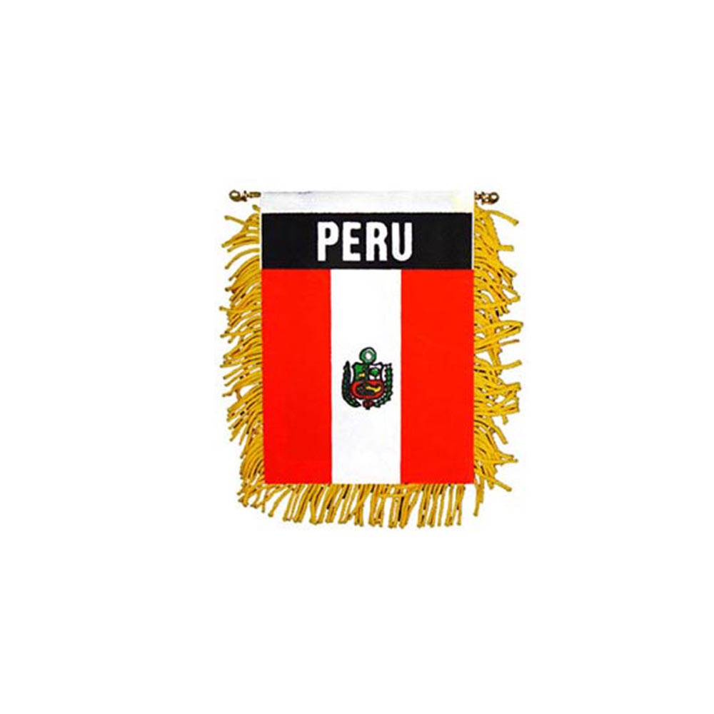 Peru Mini Banner | FlagandBanner.com