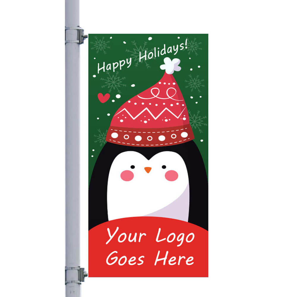 Holiday Cheer Street Pole Banner, FBPP0000010681 | FlagandBanner.com