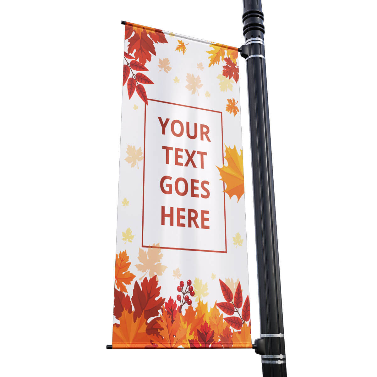Welcome Autumn Street Pole Banner | FlagandBanner.com