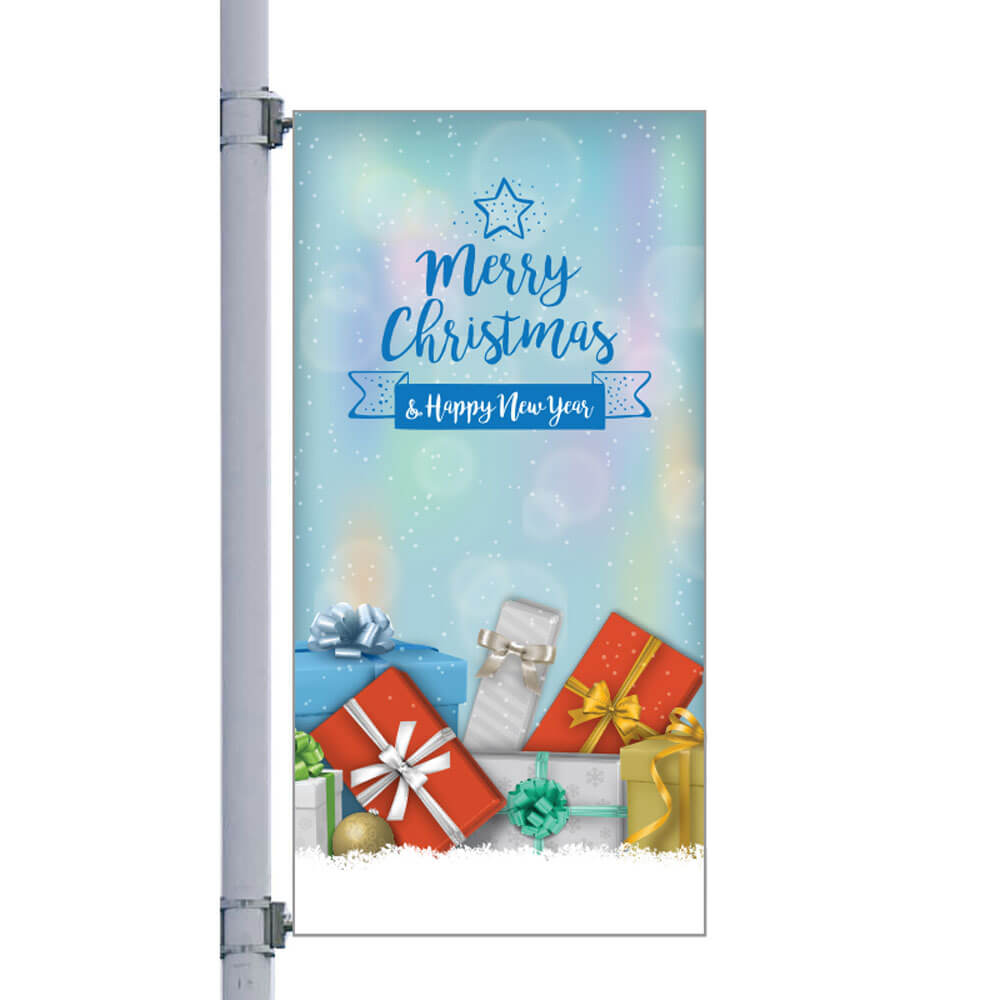 Present Delight Street Pole Banner, FBPP0000011567 | FlagandBanner.com