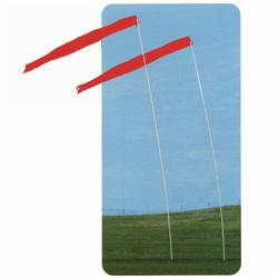 Nylon Red Wind Dancer Flag | FlagandBanner.com