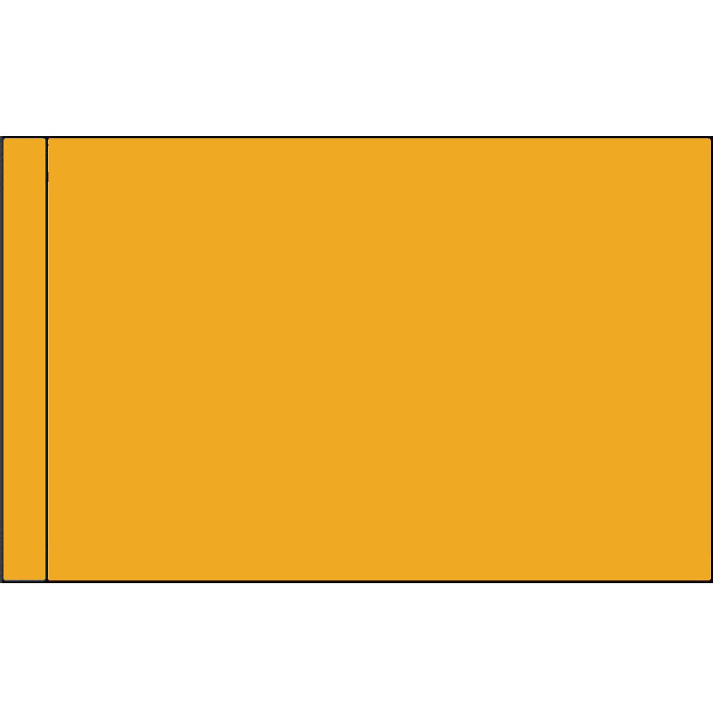 Color Flag with Pole Hem: Gold | FlagandBanner.com