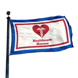 Healthcare Heroes Flag | FlagandBanner.com