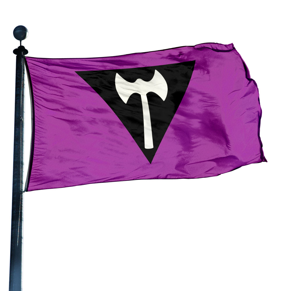 Lesbian Labrys Pride Flag 3 Ft X 5 Ft Flagandbanner