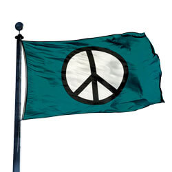 Peace Sign Flag | FlagandBanner.com