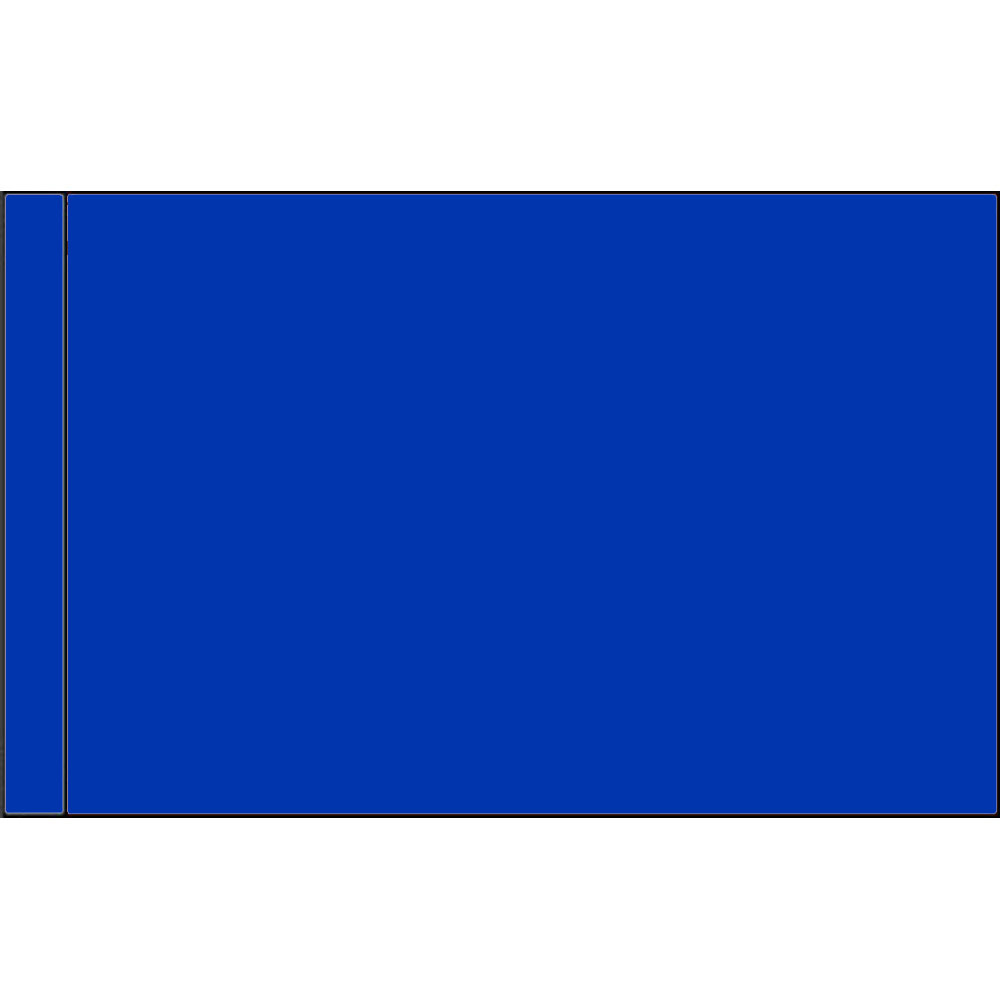 Color Flag with Pole Hem: Royal Blue | FlagandBanner.com