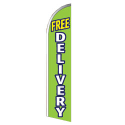 Free Delivery Feather Flag | FlagandBanner