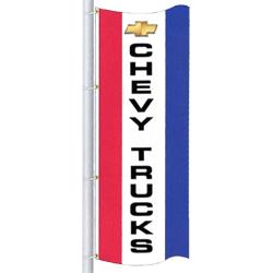 Chevrolet Trucks Dealer Double Sided Drape Flag | FlagandBanner.com