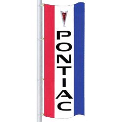 Pontiac Dealer Double Sided Drape Flag | FlagandBanner.com
