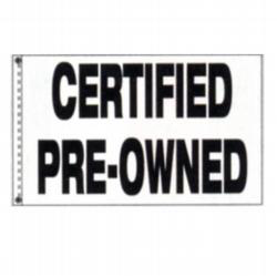 Certified Pre-Owned Flag | FlagandBanner.com