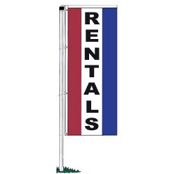 Rentals Rotator Drape Banners - Double-Face | FlagandBanner.com