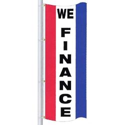 We Finance Drape Flag | FlagandBanner.com