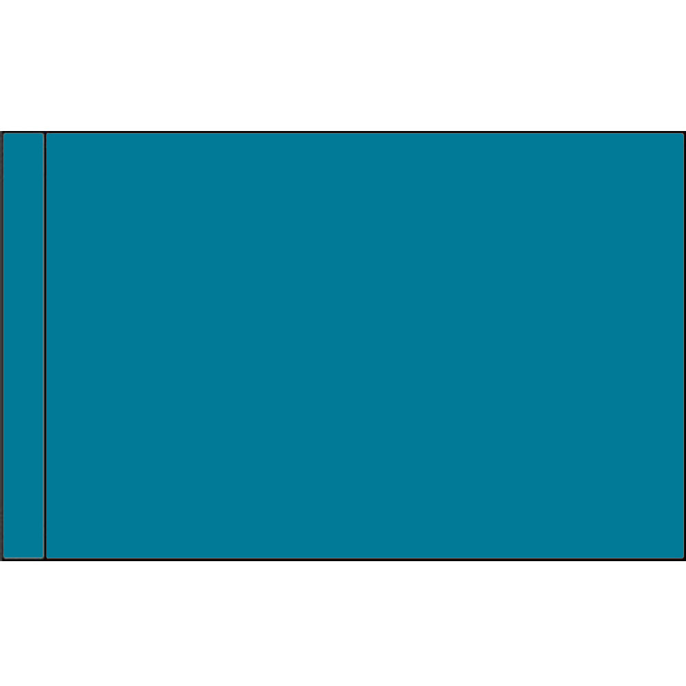 Color Flag with Pole Hem: Turquoise | FlagandBanner.com