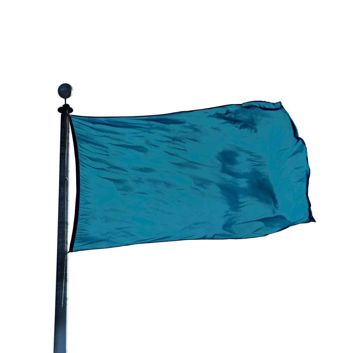 Color Flag: Parrot Blue | FlagandBanner.com
