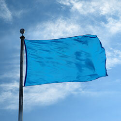 Color Flag: Process Blue | FlagandBanner.com