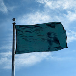 Color Flag: Teal | FlagandBanner.com