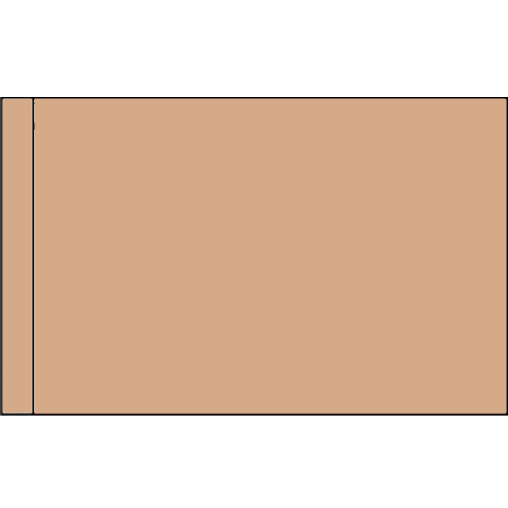 Color Flag with Pole Hem: Light Tan | FlagandBanner.com