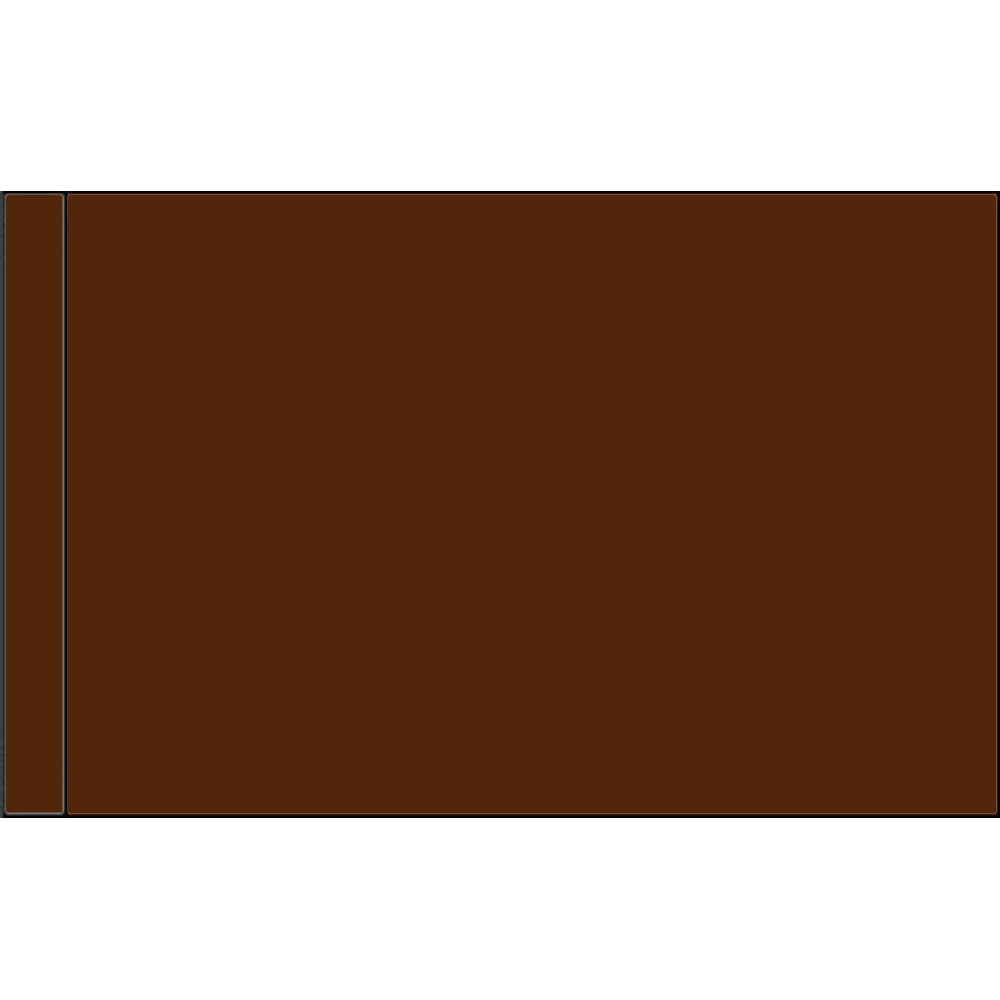 Color Flag with Pole Hem: Spice Brown | FlagandBanner.com