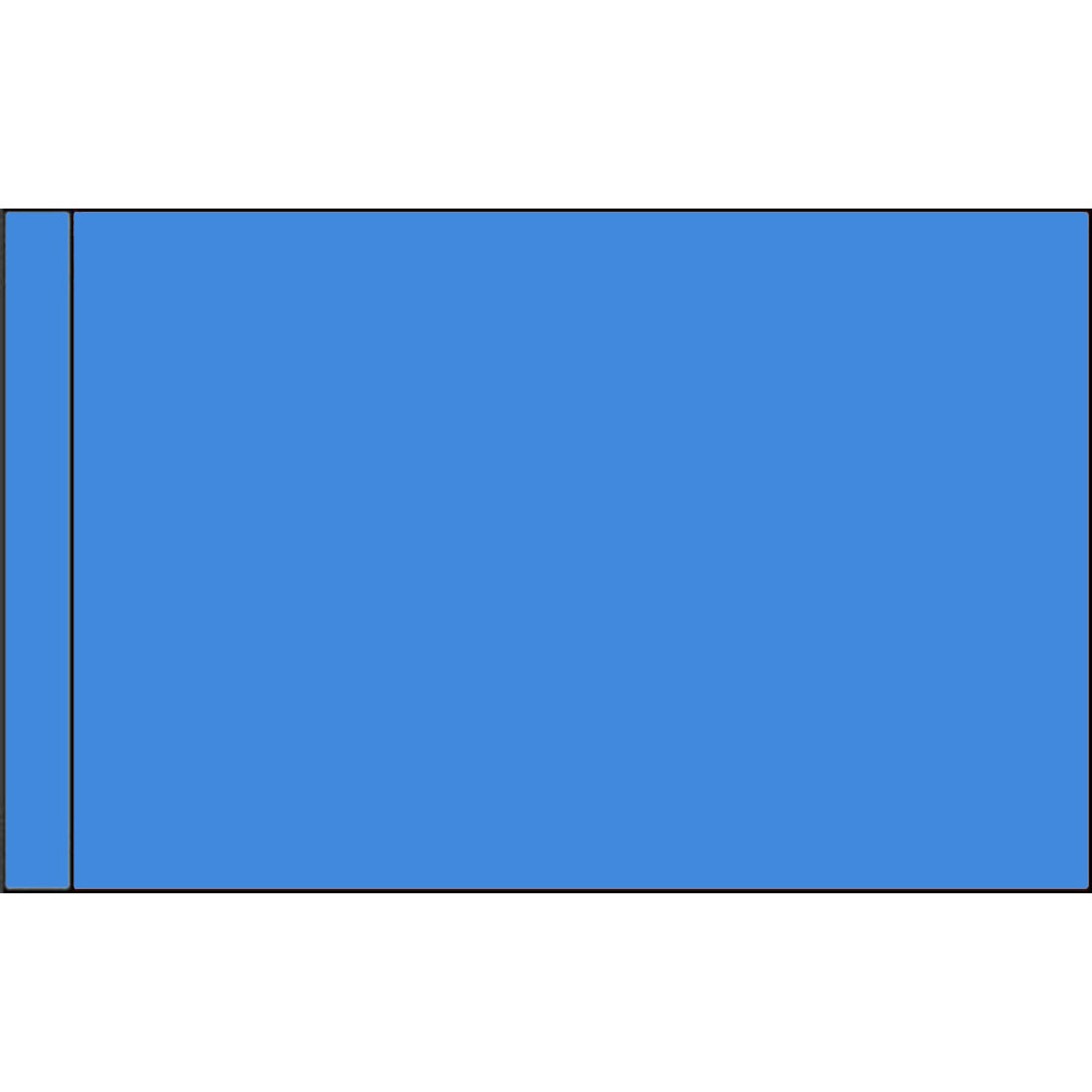 Color Flag with Pole Hem: United Nations Blue | FlagandBanner.com