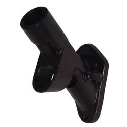 Dark Bronze Cast Iron 2-way Bracket Fits 1 in Diameter Poles ...