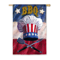 Patriotic Barbeque Banner | FlagandBanner.com