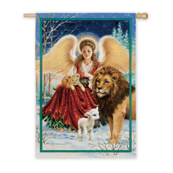 Angel, Lion and Lamb Banner, 20121019-265939 | FlagandBanner.com