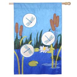 Dragonflies Spinner Banner | FlagandBanner.com