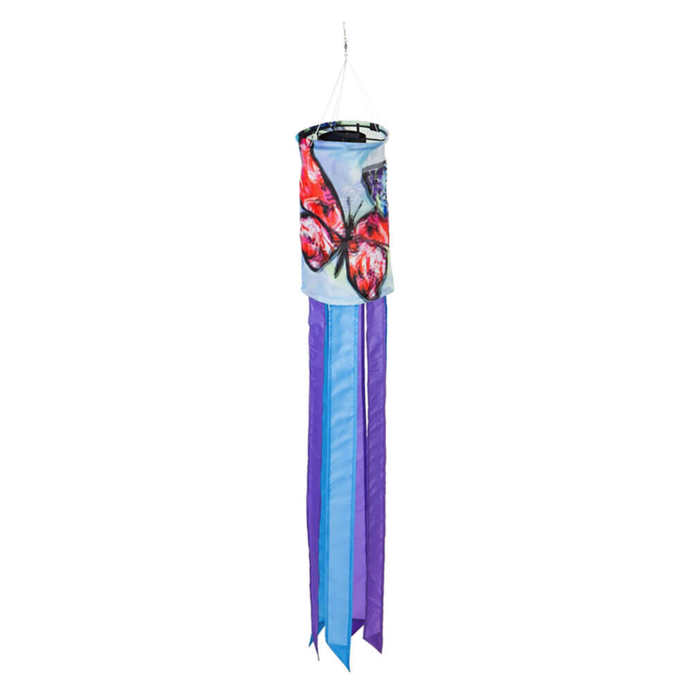 Painted Butterflies Solar Motion Windsock | FlagandBanner