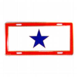 Blue Star License Plate | FlagandBanner.com