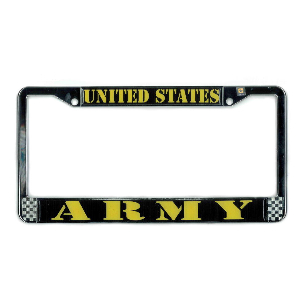 US Army License Plate Frame | FlagandBanner.com