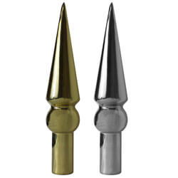 Round Spear Ornament with Ferrule | FlagandBanner.com