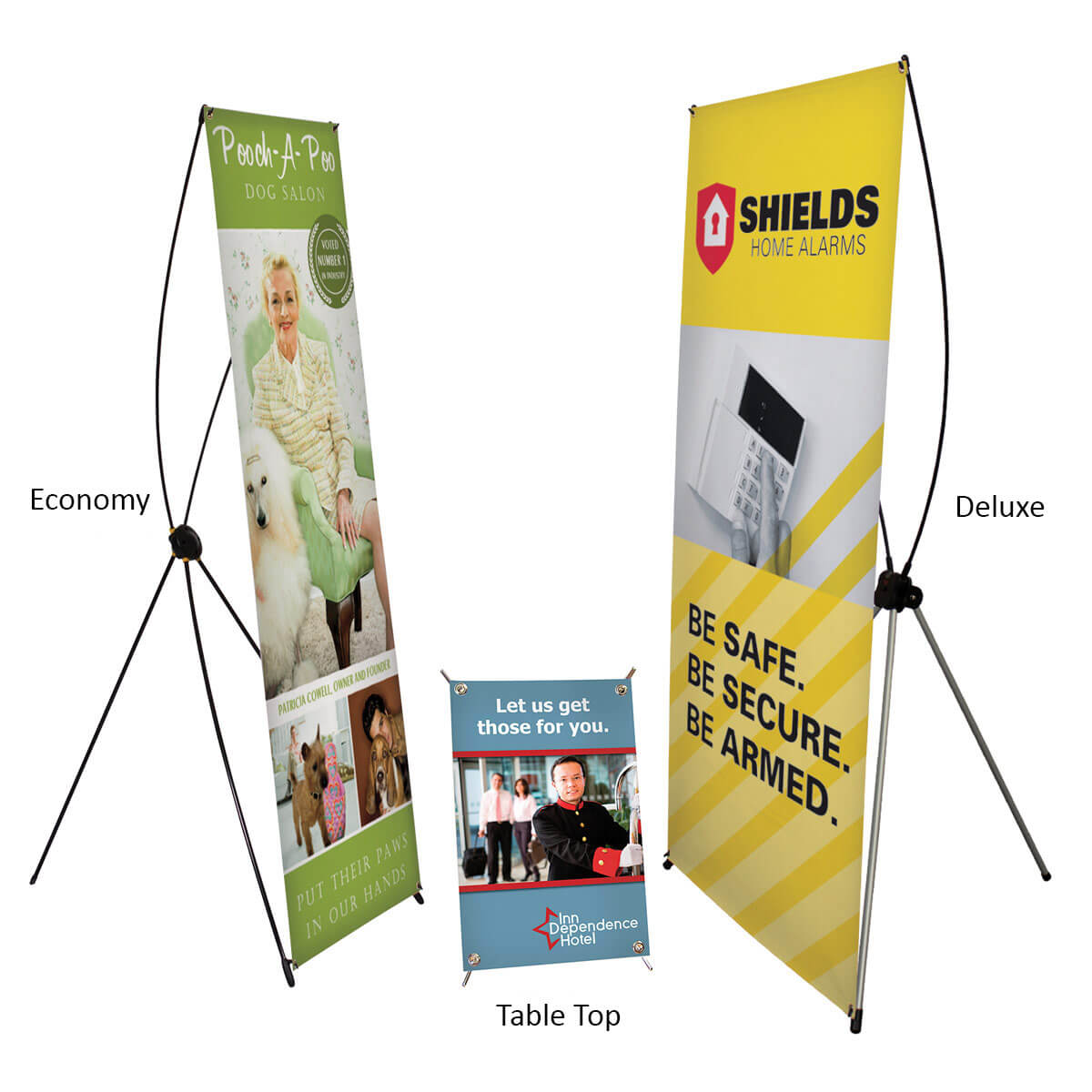 Light Weight Banner Stand | FlagandBanner.com