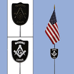 Masonic Lodge Grave Marker, FBPP0000013539 | FlagandBanner.com
