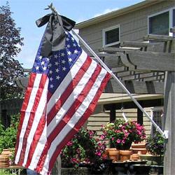 Black Mourning Bow | FlagandBanner.com