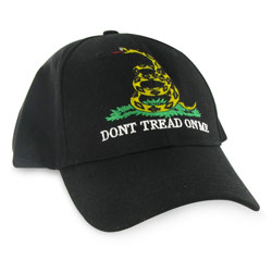 Black Gadsden Cap | FlagandBanner.com