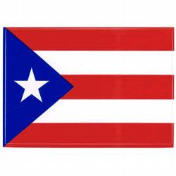 U.S. Territory: Puerto Rico Flag Decal, III403 | FlagandBanner.com