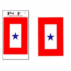 Service Star Banner Decal | FlagandBanner.com