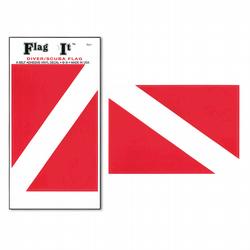 Skin Diver Flag Decal | FlagandBanner.com