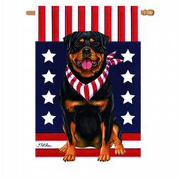Rottweiler Patriotic Banner | FlagandBanner.com