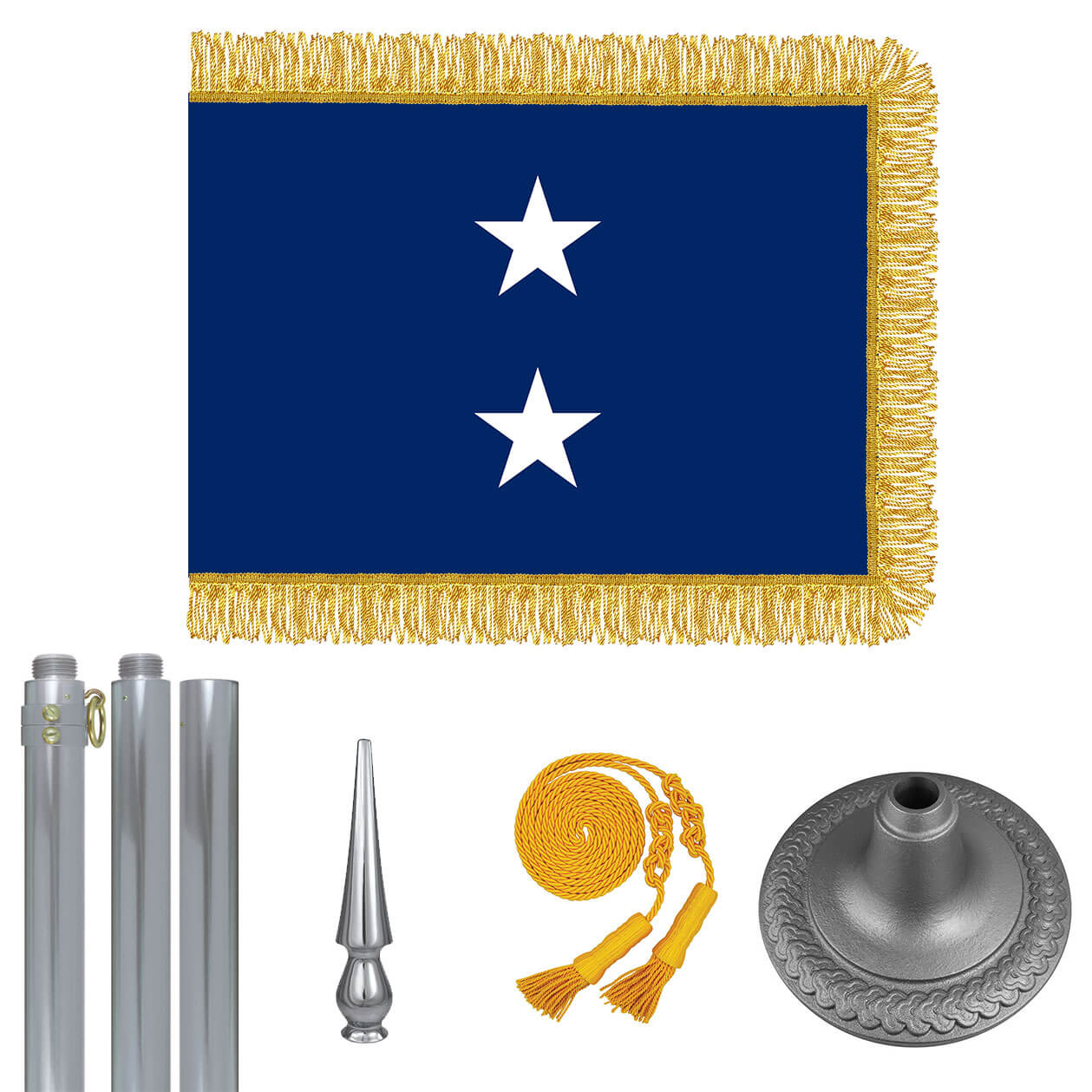 Navy Rear Admiral Upper Half Flag Kit | FlagandBanner.com