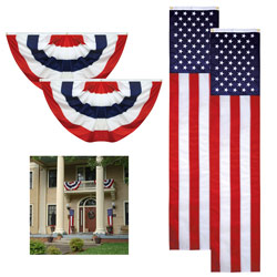 Patriotic Porch Decorating Kit | FlagandBanner.com