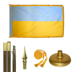 Ukraine Premium Flag Kit | FlagandBanner.com