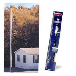 Ground Set Residential Flagpole Kit | FlagandBanner.com