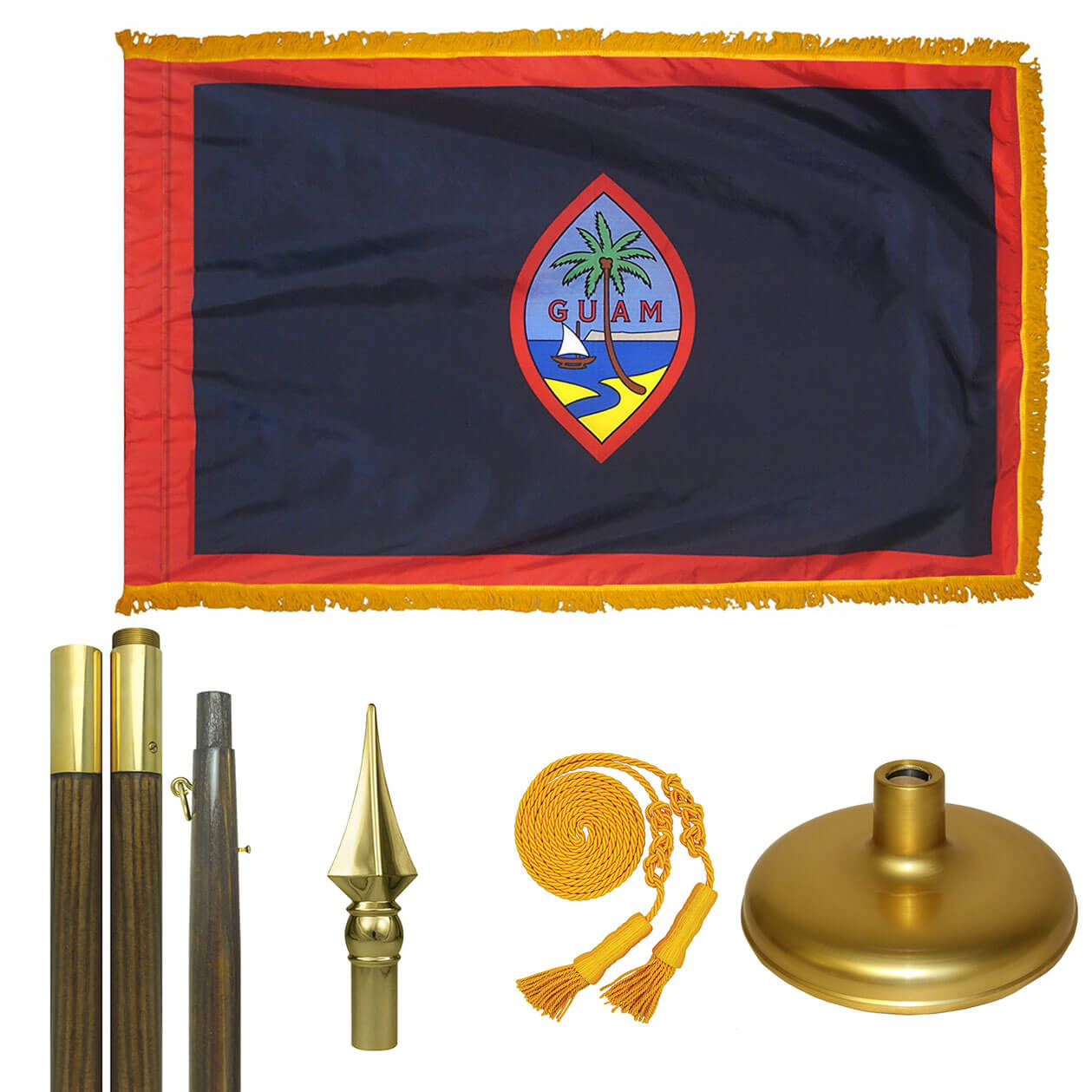 Premium Guam Flag Kit | FlagandBanner.com