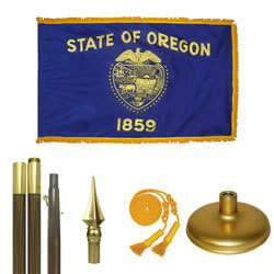 Premium Oregon Flag Kit | FlagandBanner.com