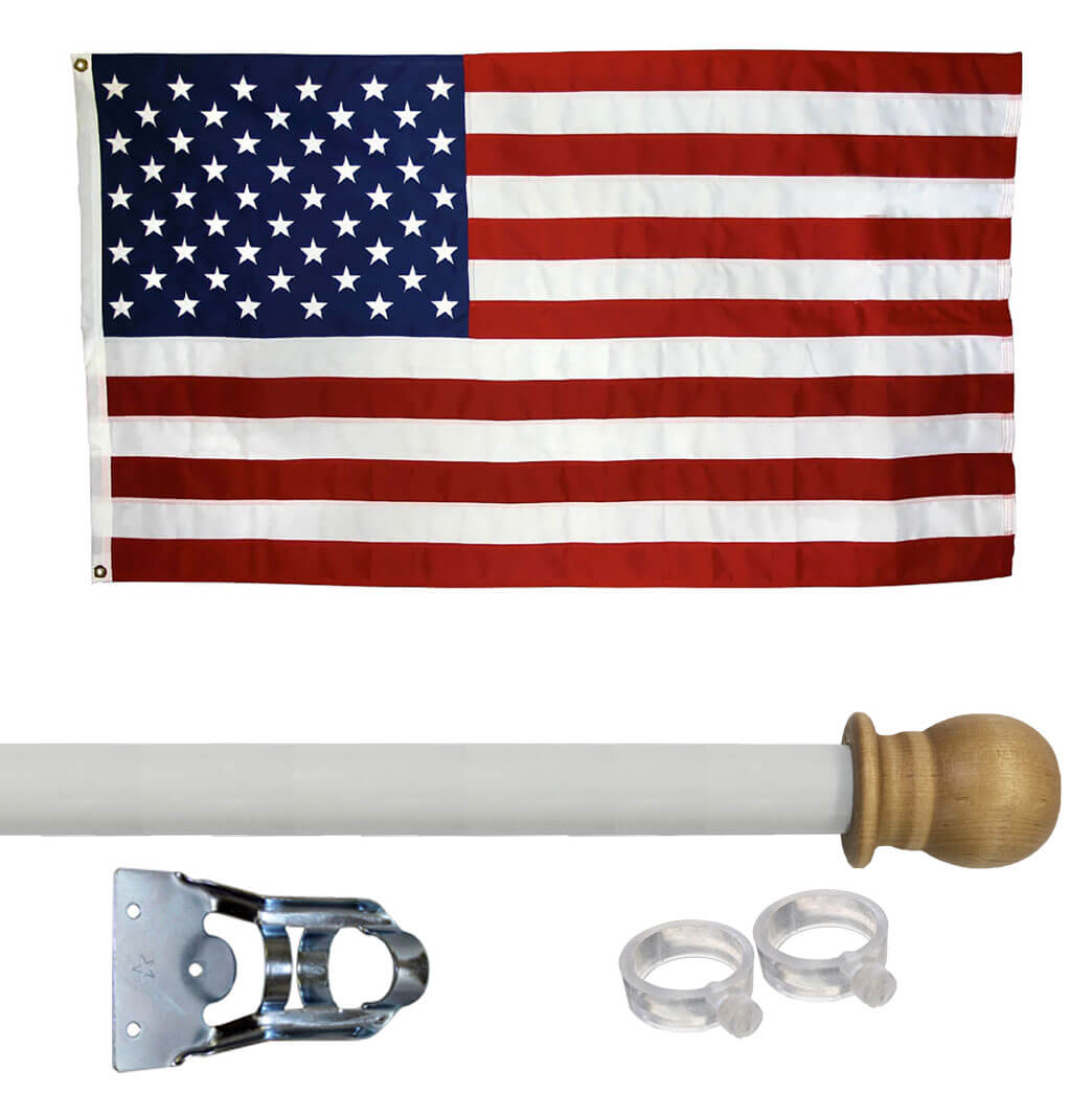 American Standard House Flag Kit | FlagandBanner.com