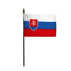 Slovak Republic Miniature Flag | FlagandBanner.com