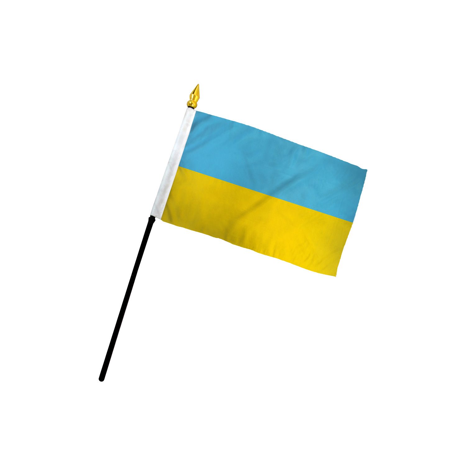 Ukraine Miniature Economy Polyester Flag (4 in. x 6 in.) | FlagandBanner